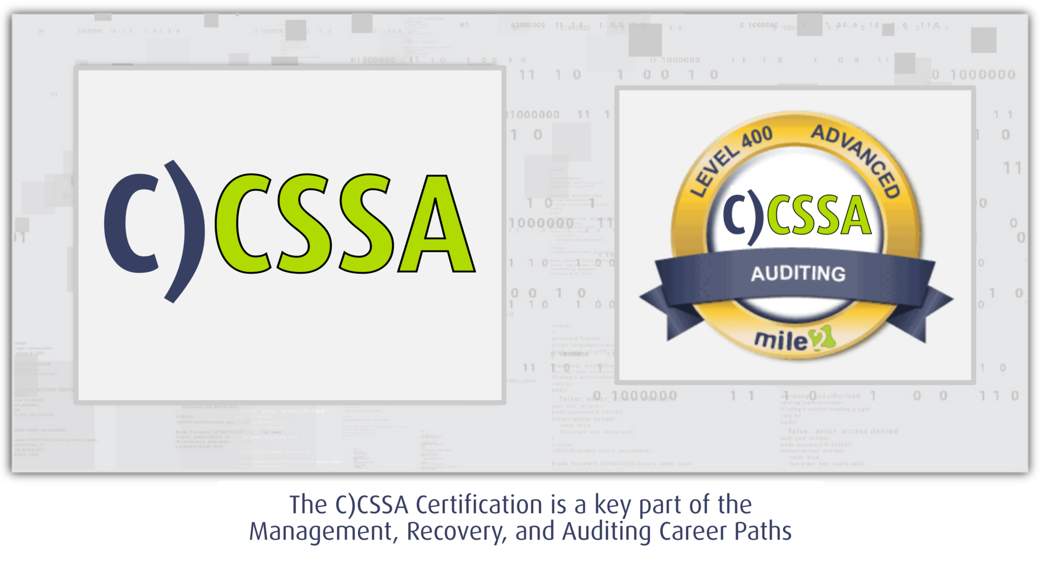 C)CSSA: Certified Cybersecurity Systems Auditor (UC) - Mile2 ...
