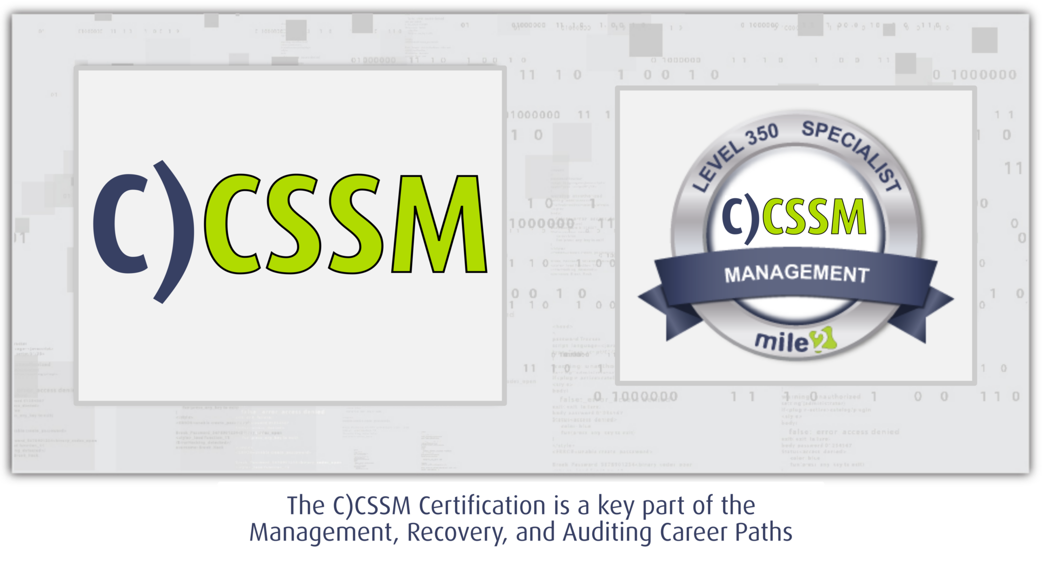 C)CSSM: Certified Cybersecurity Systems Manager (UC) - Mile2 ...