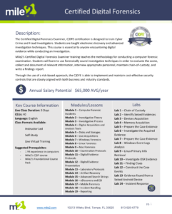 Detailed Course Outlines - Mile2 Cybersecurity Certifications