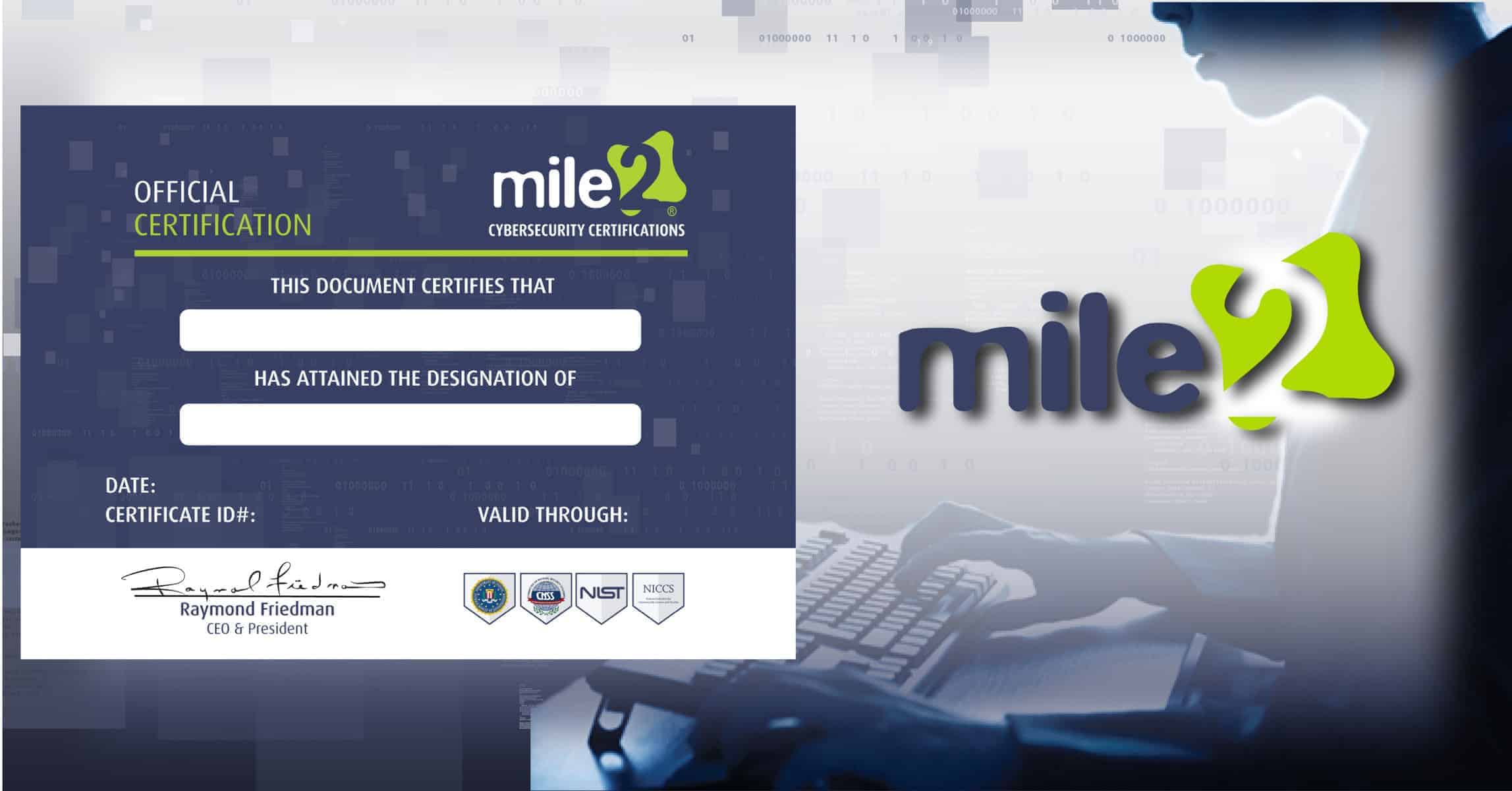 Certificate Verification - Mile2 Cybersecurity Certifications